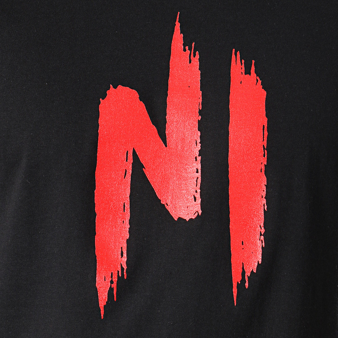 Ninho - Tee Shirt Ninho Noir Logo Rouge - LaBoutiqueOfficielle.com