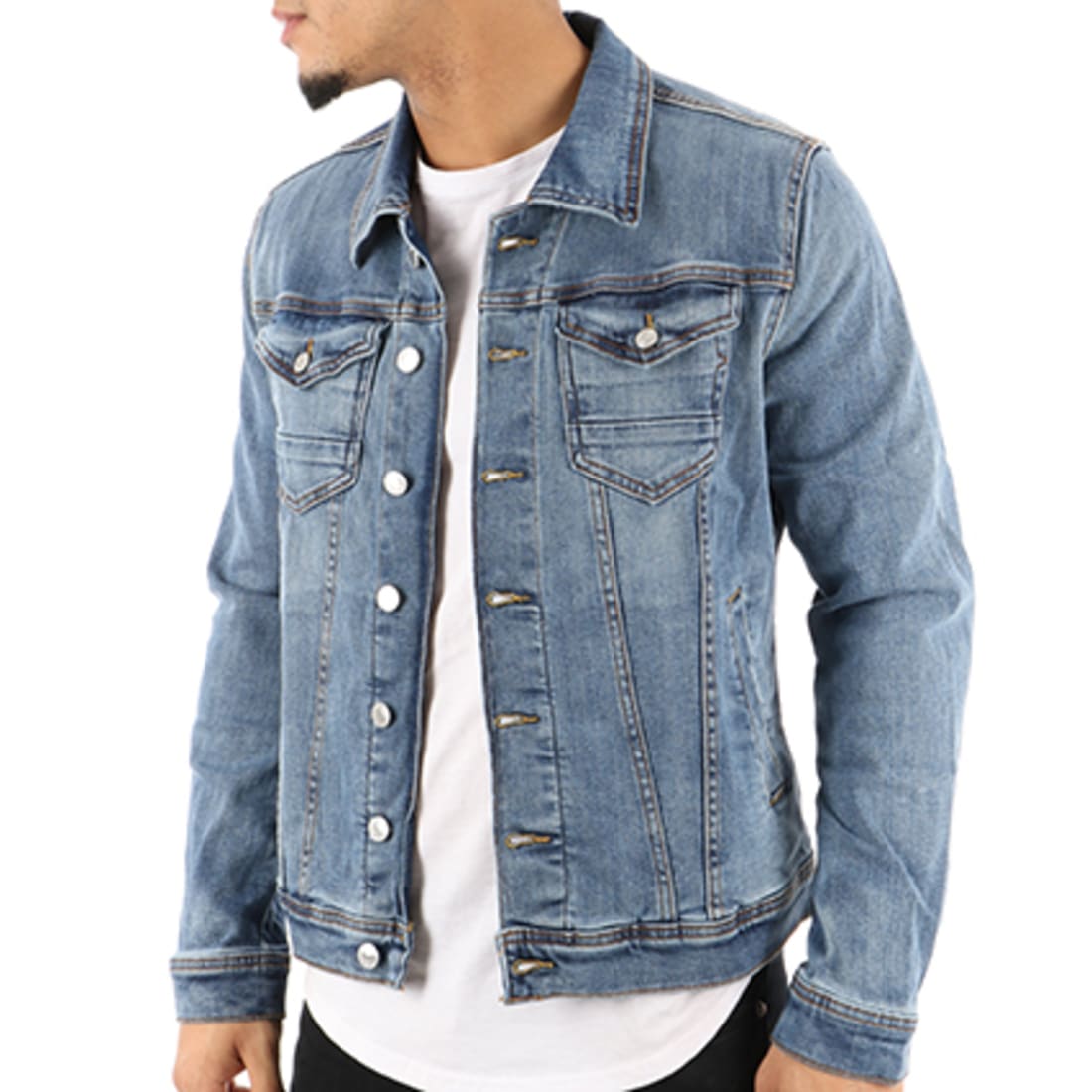 Guess Veste Jean M81n14 D2fa0 Bleu Denim