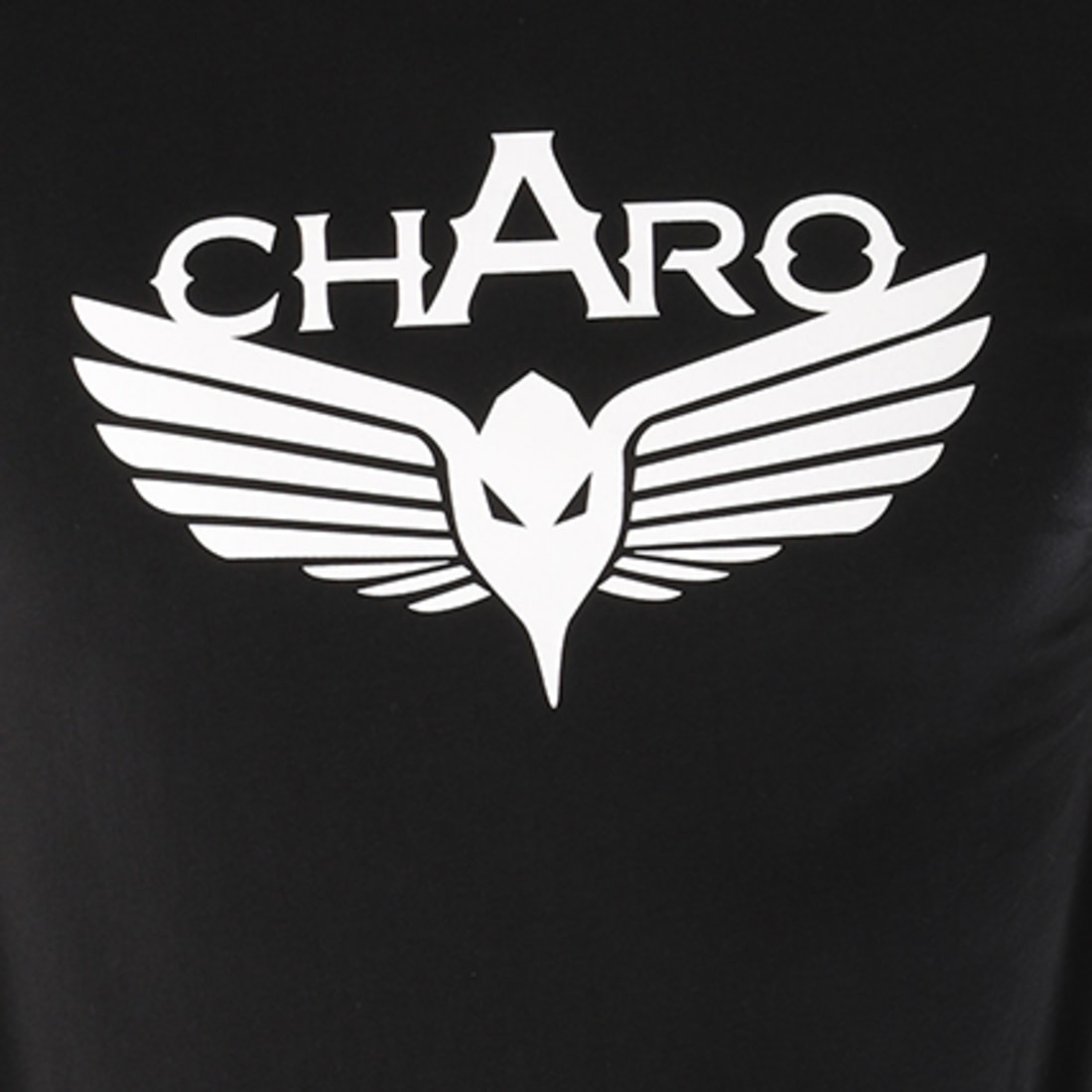 Charo - Tee Shirt Varsity Noir - LaBoutiqueOfficielle.com