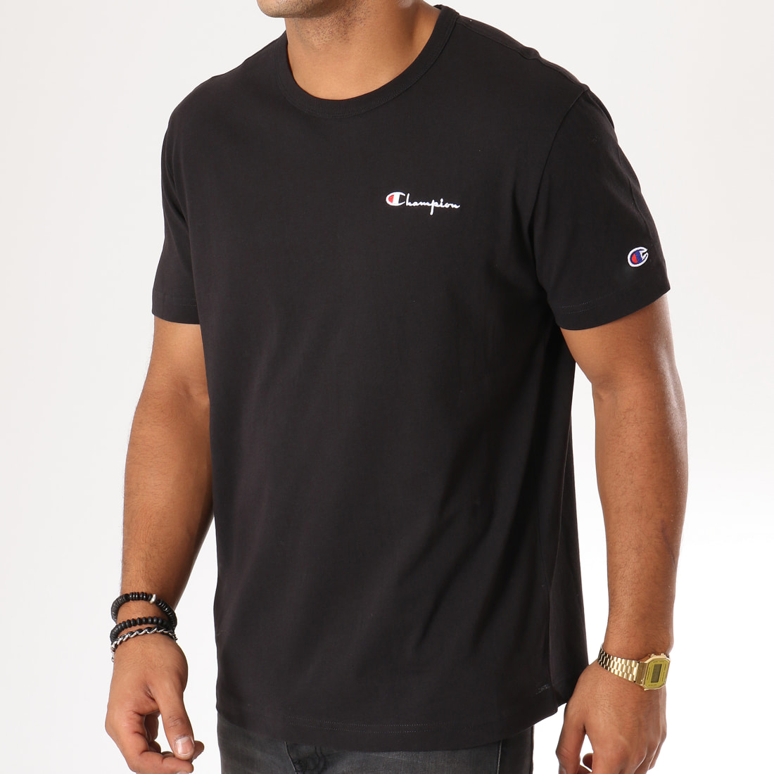 Champion - Tee Shirt 211985 Noir - LaBoutiqueOfficielle.com