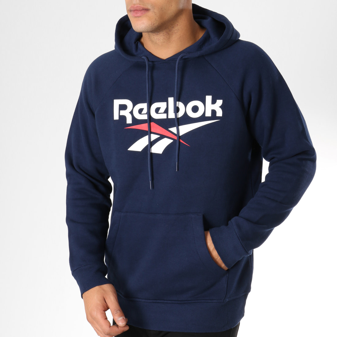 Reebok - Sweat Capuche Classic Vector DY1158 Bleu Marine ...