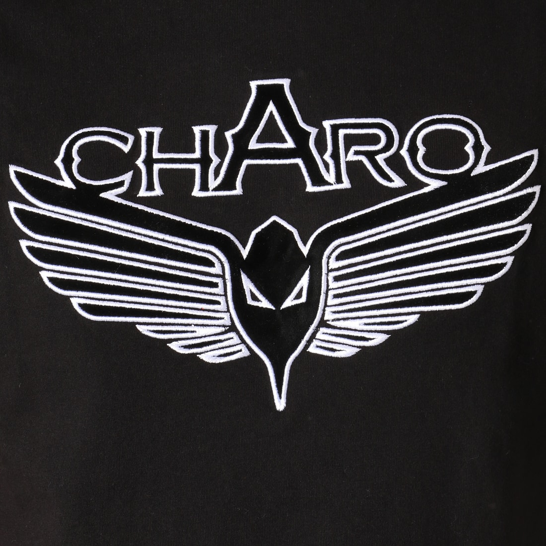 Charo - Tee Shirt A Bandes Velvet WY4542 Noir Blanc Rouge ...