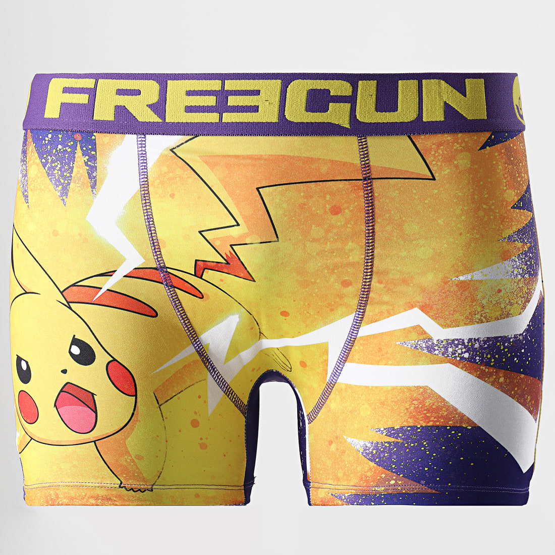 Freegun - Boxer Pokémon Electrik Jaune - LaBoutiqueOfficielle.com