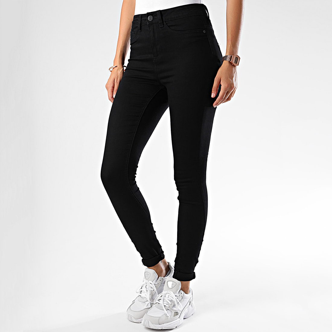 Buy >jeans skinny noir femme - OFF 73% Big sale
