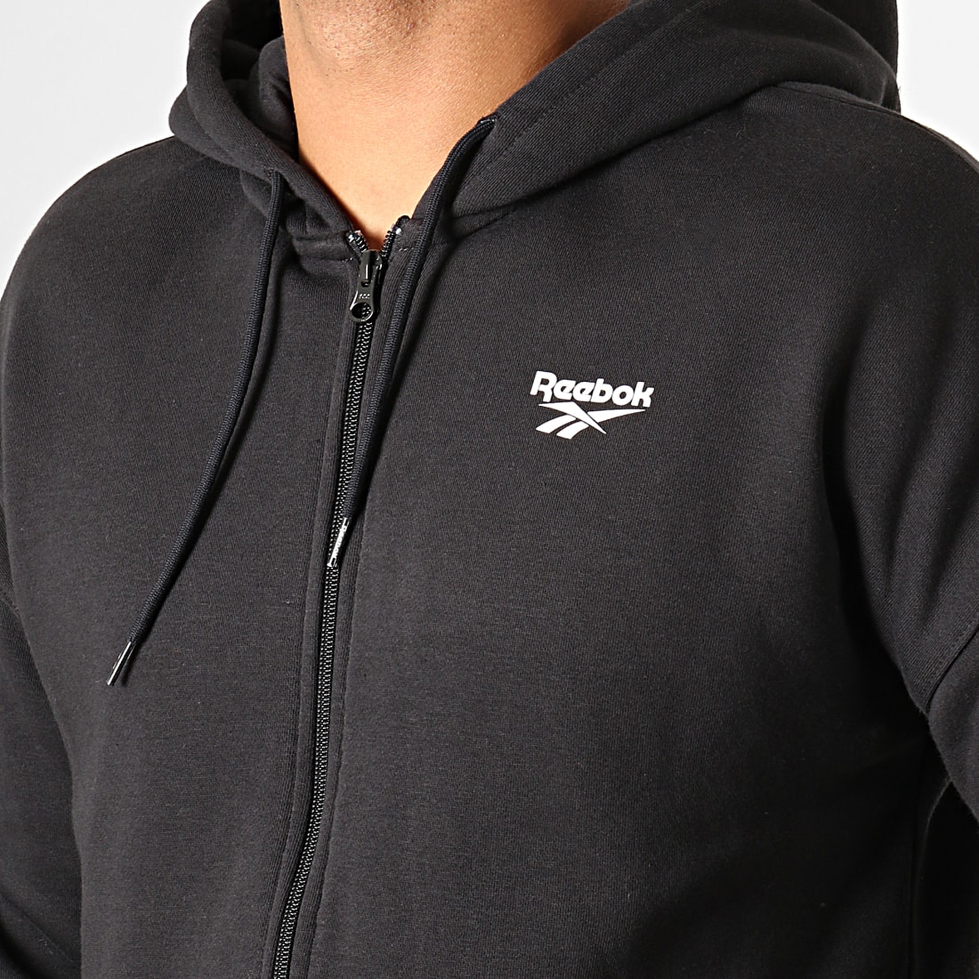 Reebok - Sweat Zippé Capuche Classics International Graphic EA3604 Noir ...