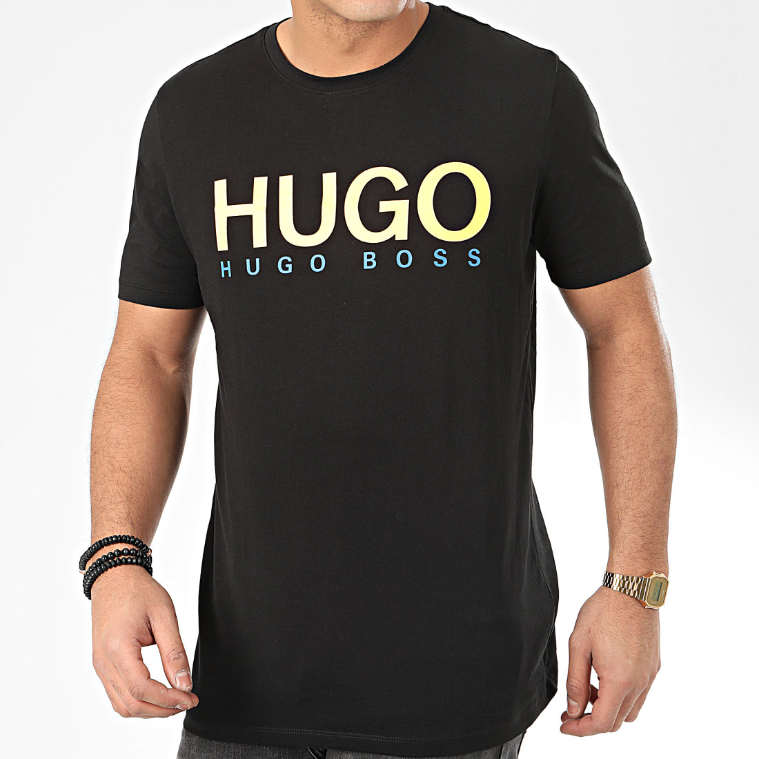 HUGO by Hugo Boss - Tee Shirt Dolive 202 50424999 Noir ...