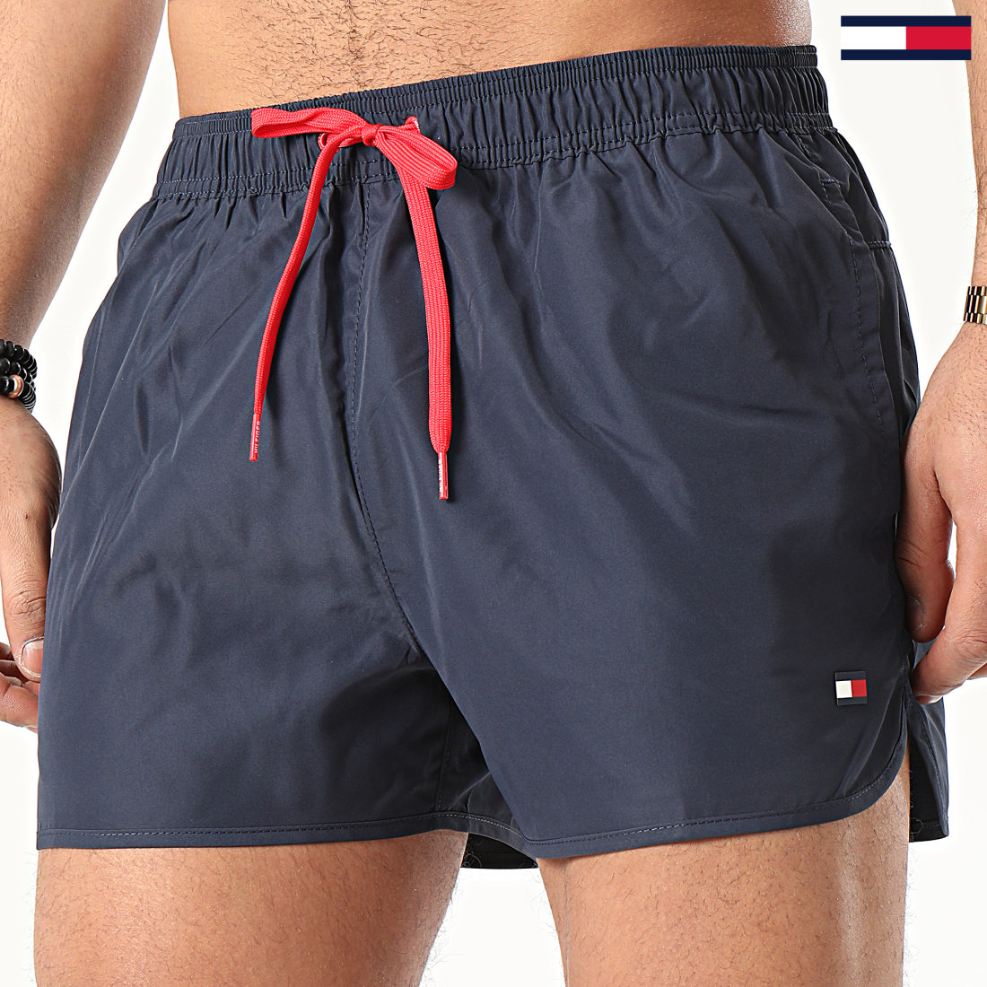 Tommy Hilfiger Short De Bain Runner 1702 Bleu Marine