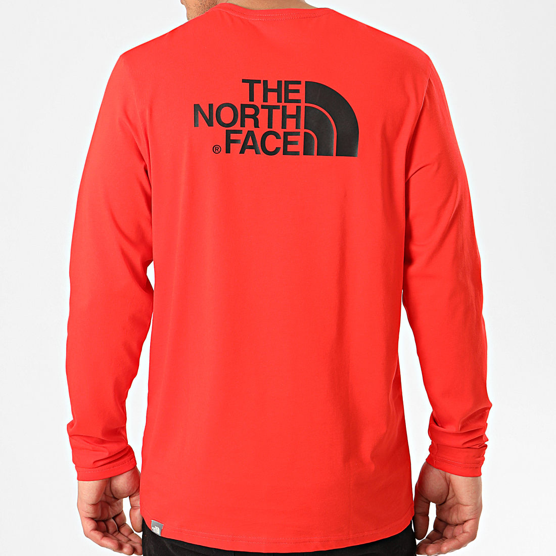 The North Face - Tee Shirt A Manches Longues Easy A2TX1 Rouge ... The North Face - Tee Shirt A Manches Longues Easy A2TX1 Rouge ...