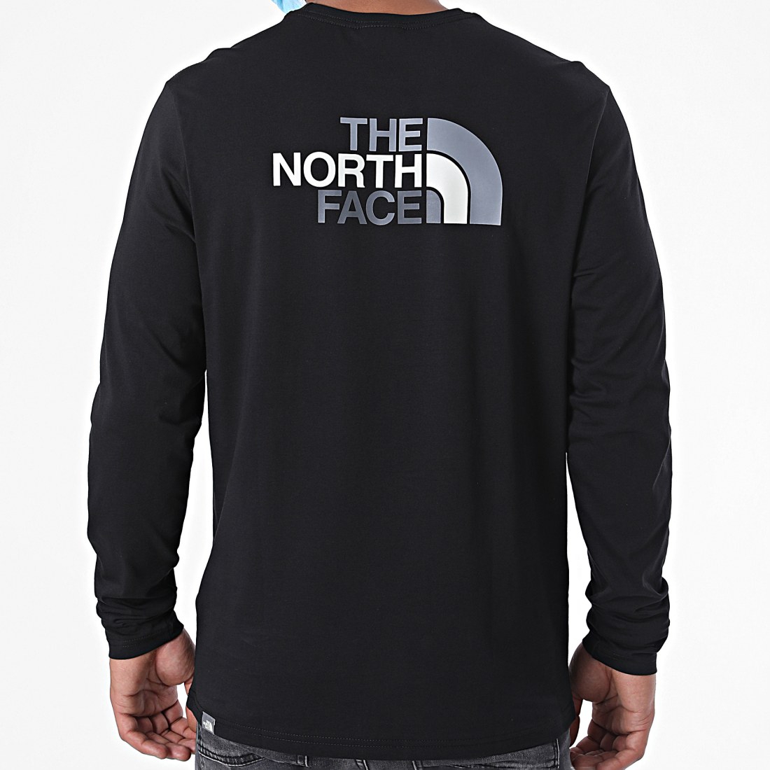 The North Face - Tee Shirt Manches Longues Easy TX1K Noir ... The North Face - Tee Shirt Manches Longues Easy TX1K Noir ...