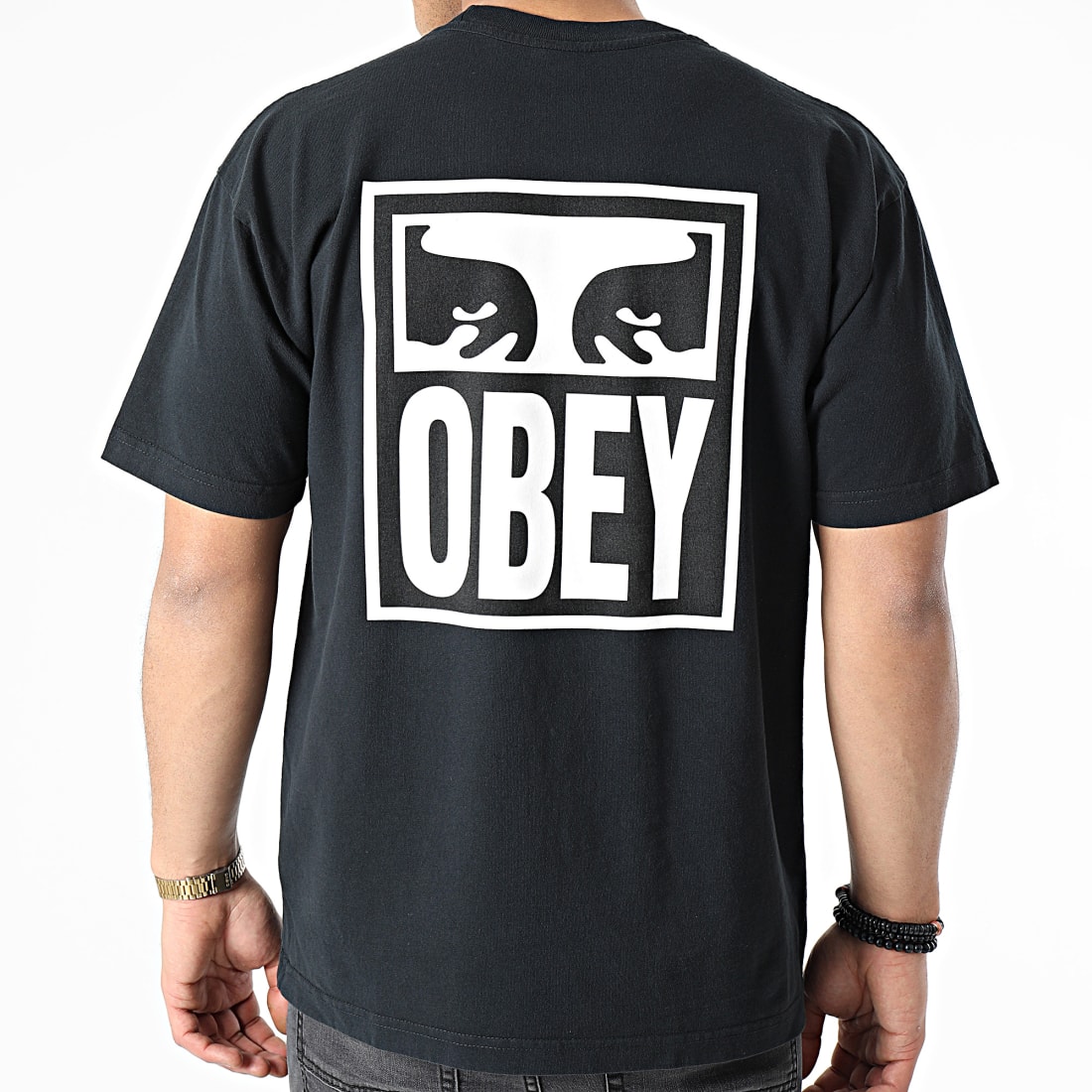 Obey - Tee Shirt Eyes Icon 2 Noir - LaBoutiqueOfficielle.com