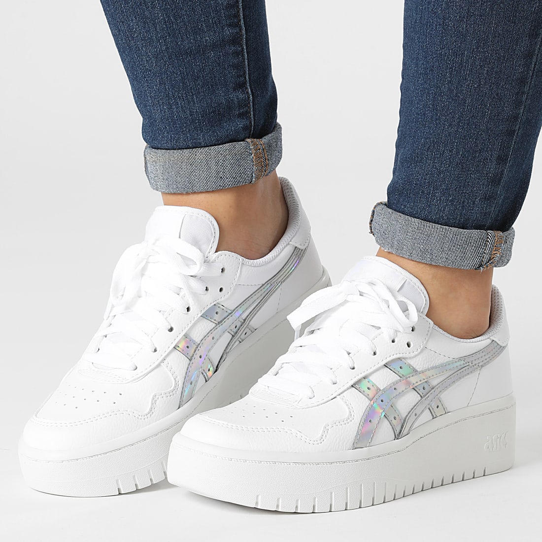 Asics - Baskets Femme Japan S PF White White - LaBoutiqueOfficielle.com