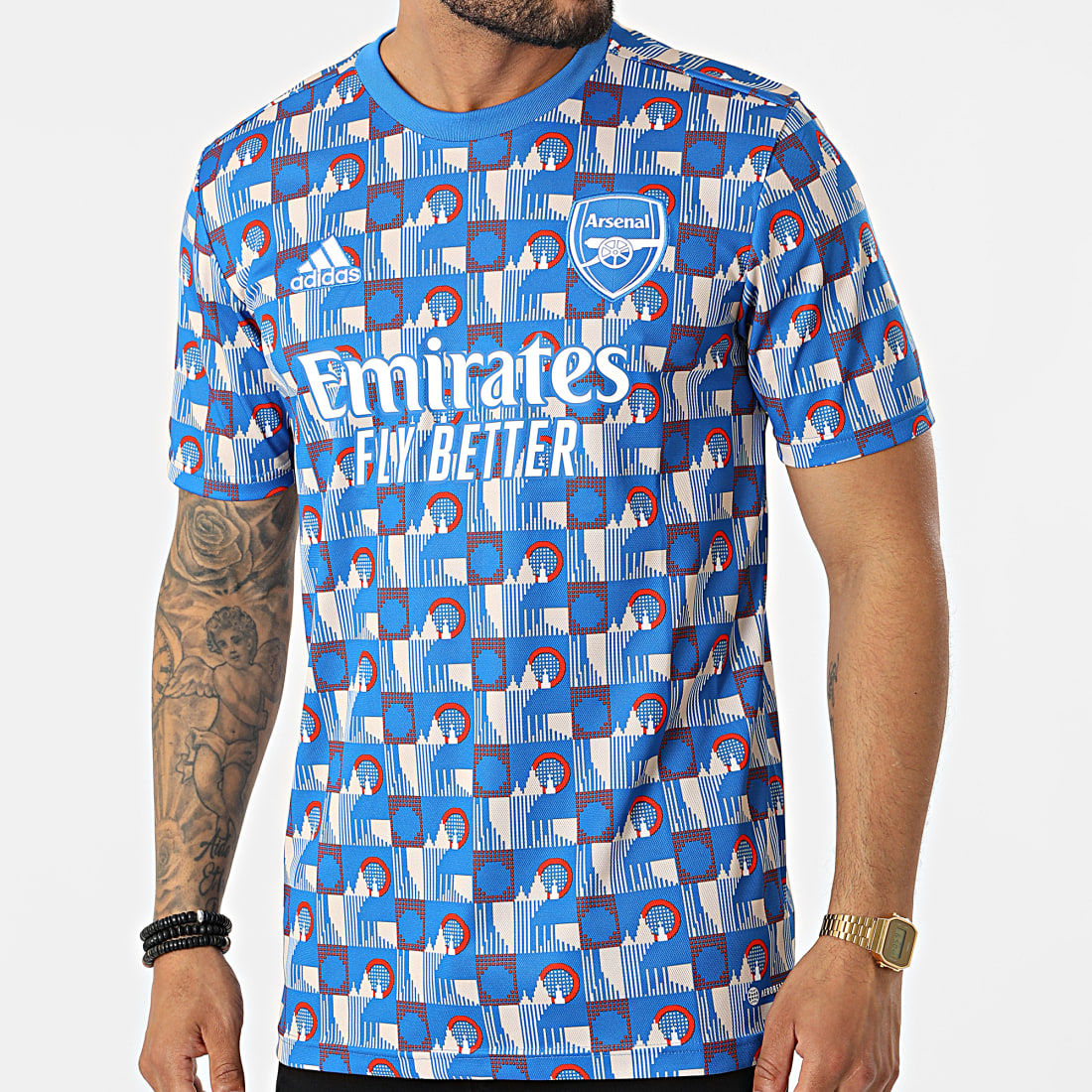Adidas Sportswear - Tee Shirt Arsenal FC TFL HF4524 Bleu Beige ...