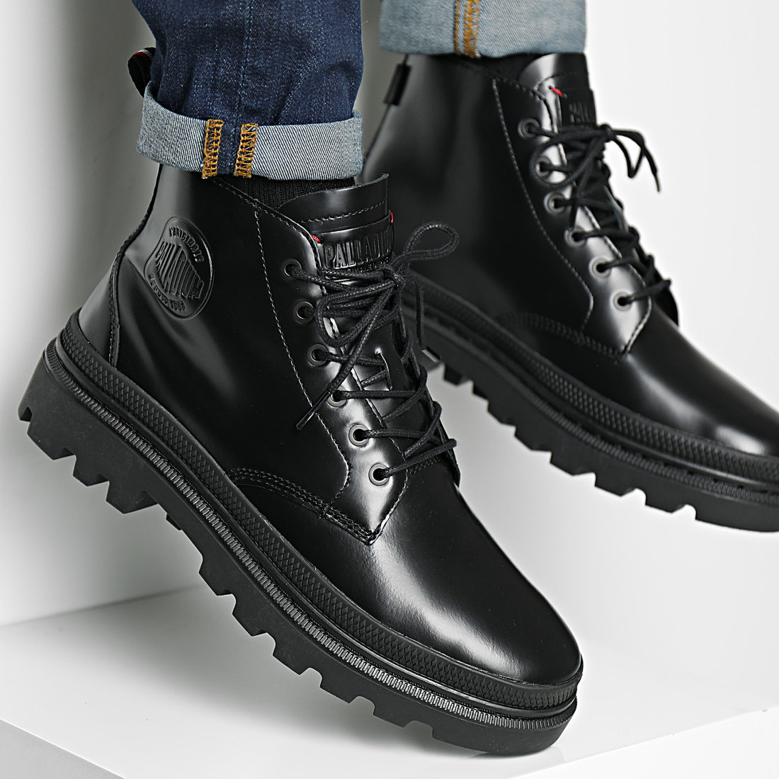 Palladium - Boots Pallatrooper Hi-1 77201 Black Black ...
