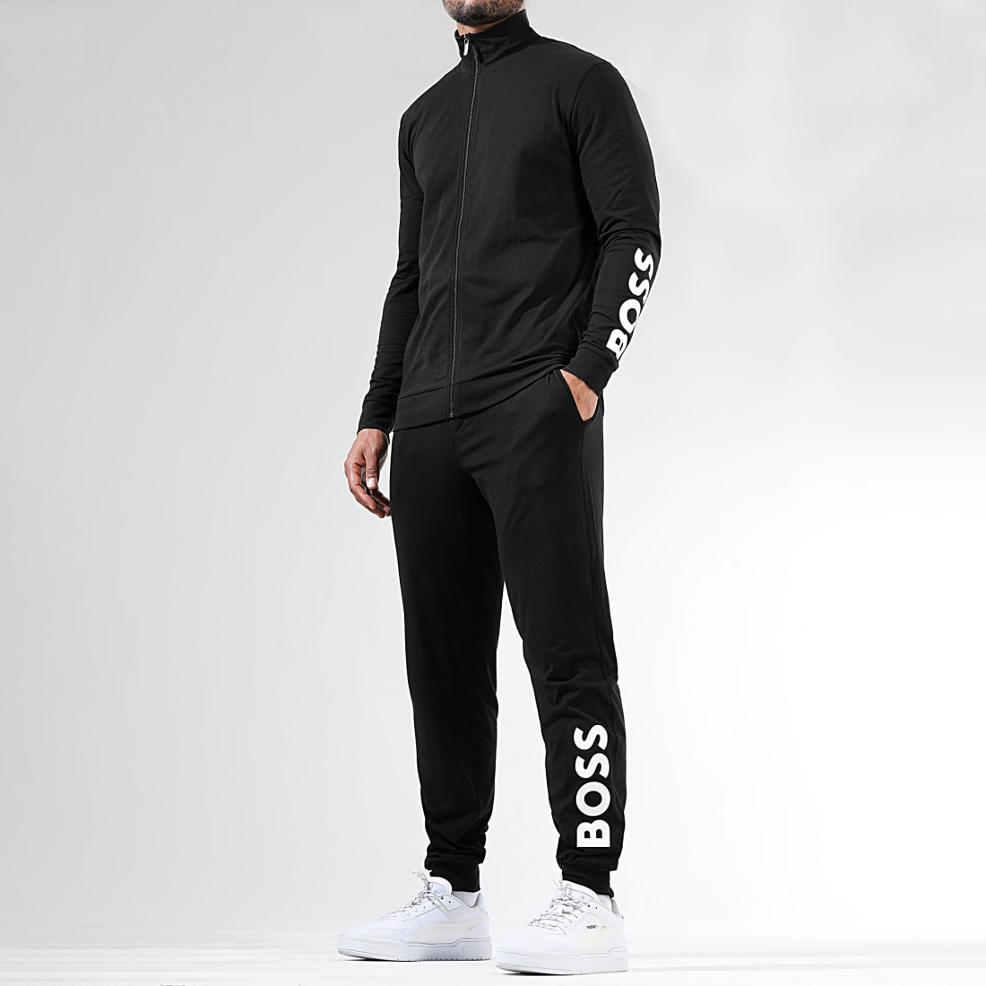 BOSS - Ensemble De Survetement 50480690 Noir - LaBoutiqueOfficielle.com