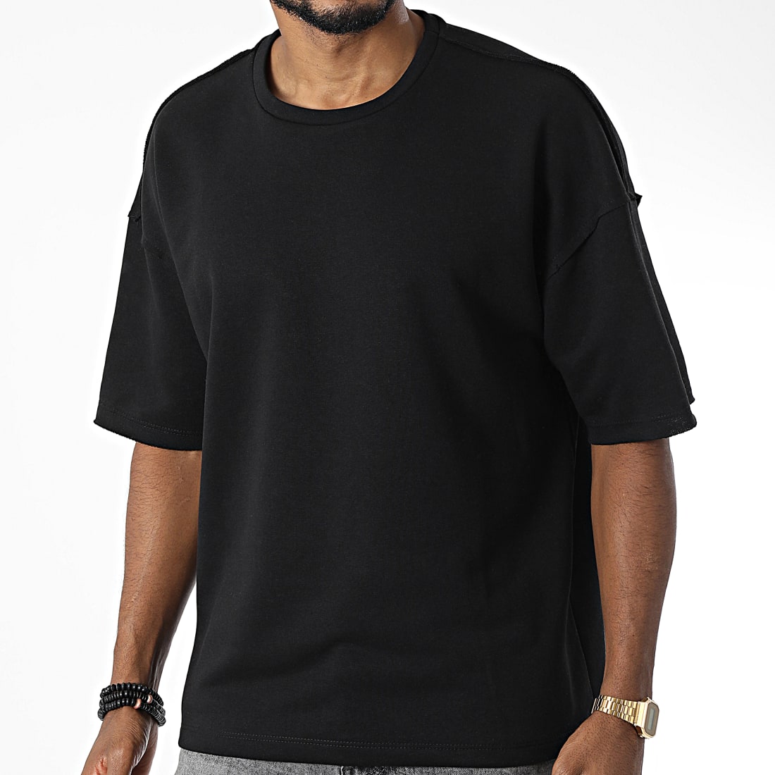 Classic Series - Tee Shirt Oversize Large F22209 Noir ...