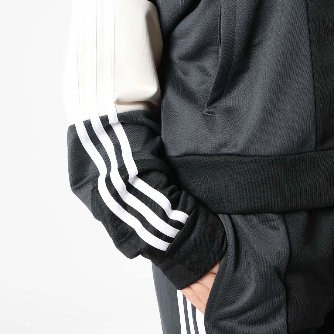 Adidas Ensemble De Survetement Femme A Bandes Bold Block Hk0462 Noir