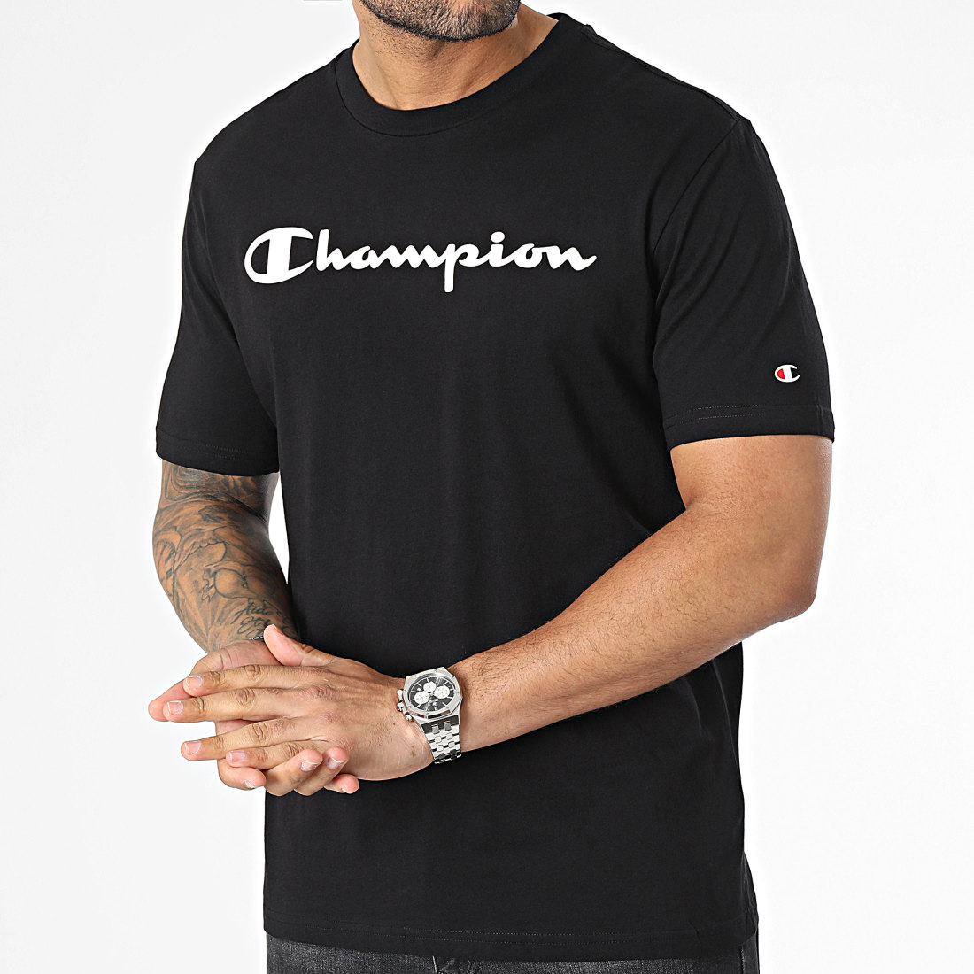 Champion - Tee Shirt 218531 Noir - LaBoutiqueOfficielle.com