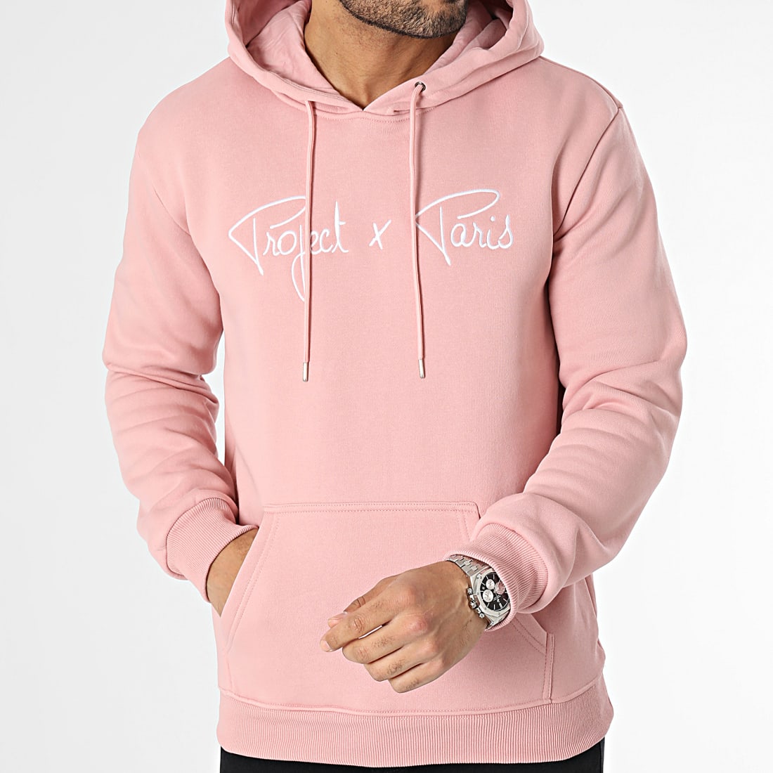 Project X Paris - Sweat Capuche 1920010 Rose - LaBoutiqueOfficielle.com