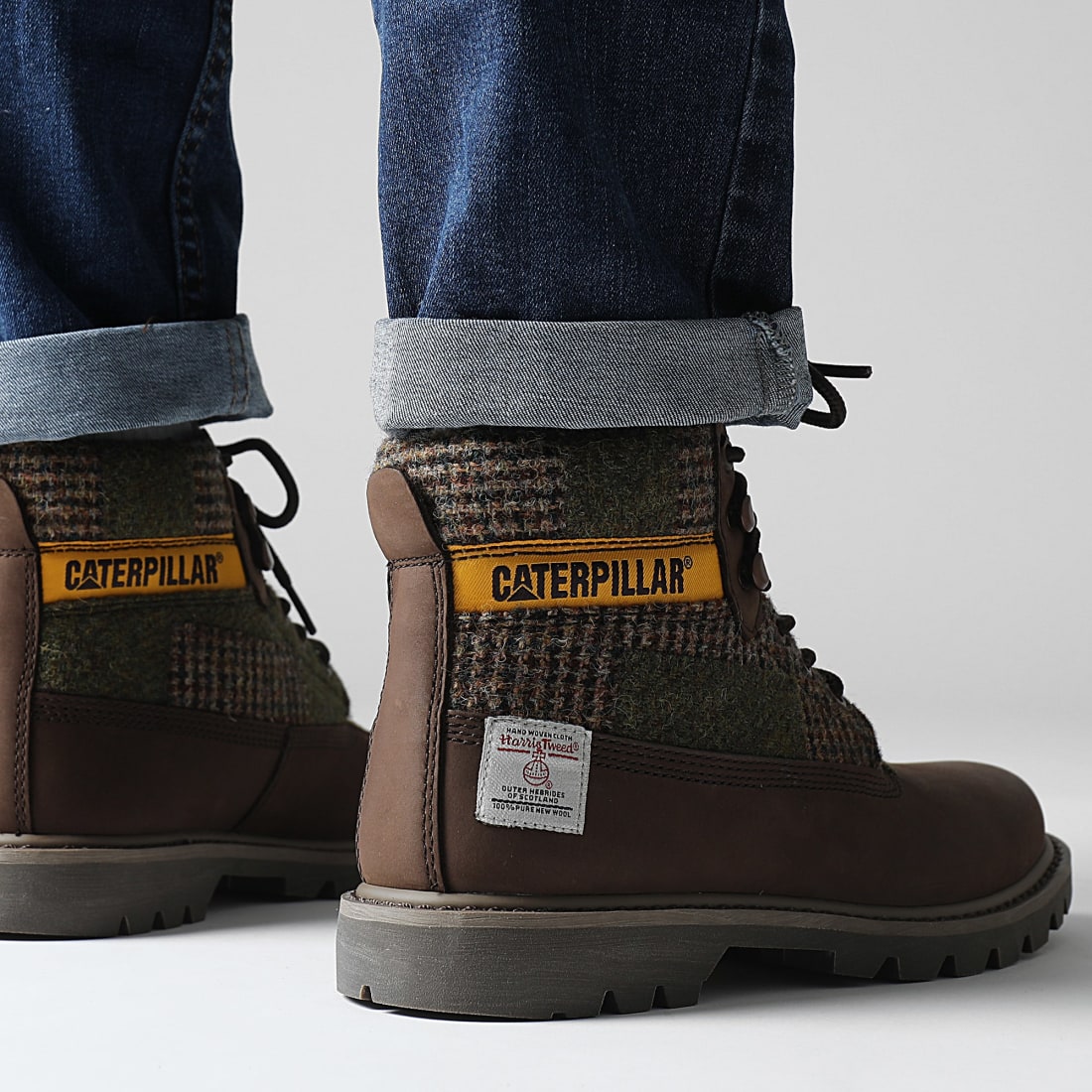 Caterpillar - Boots Colorado 2.0 Harris Tweed 948380 Marron ...