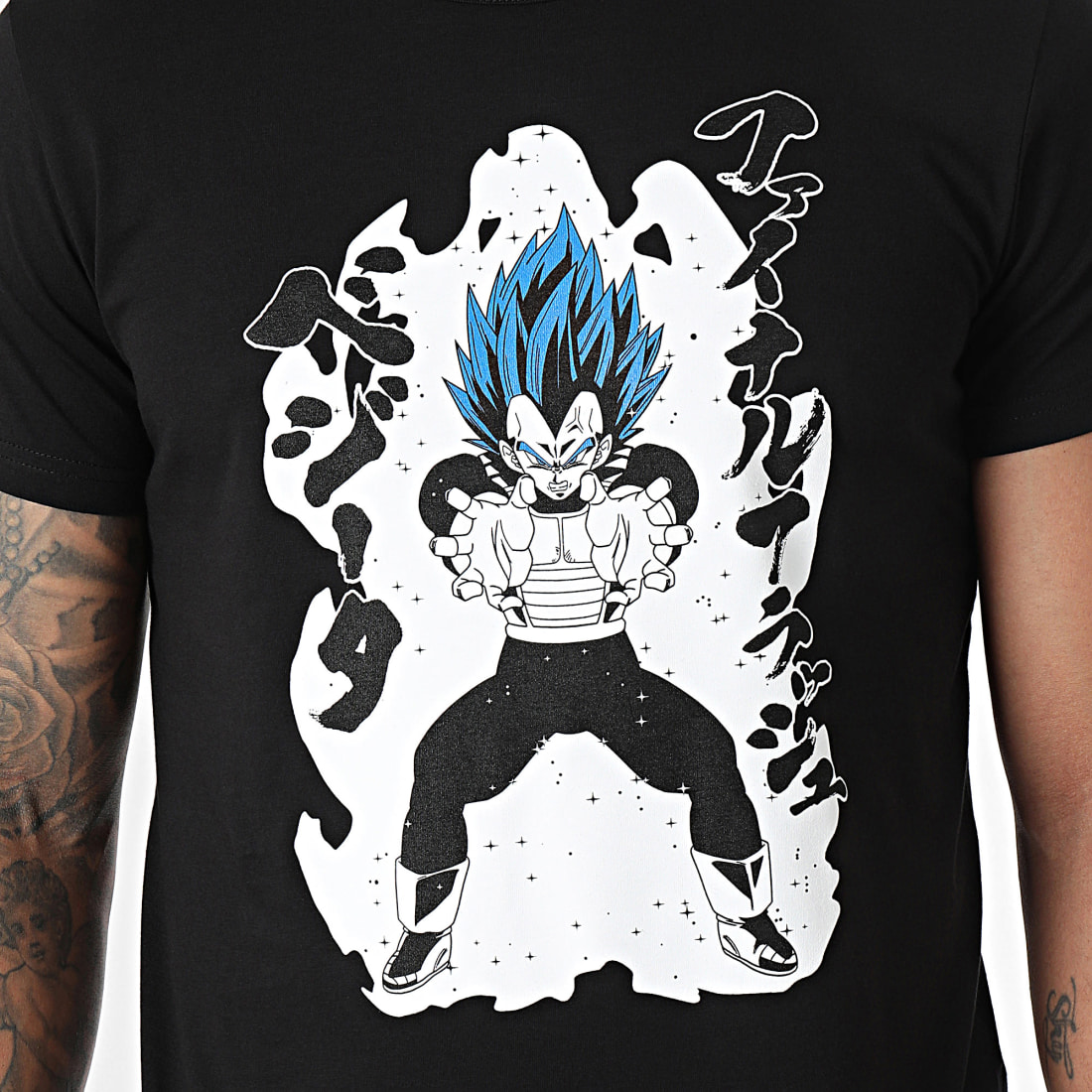 Dragon Ball Z - Tee Shirt Col Rond ABYTEX587 Noir ...