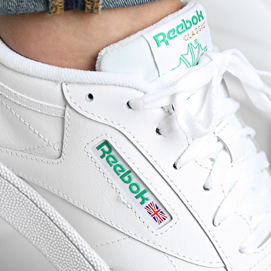 Reebok - Baskets Club C 85 AR0456 100000155 White Green ...
