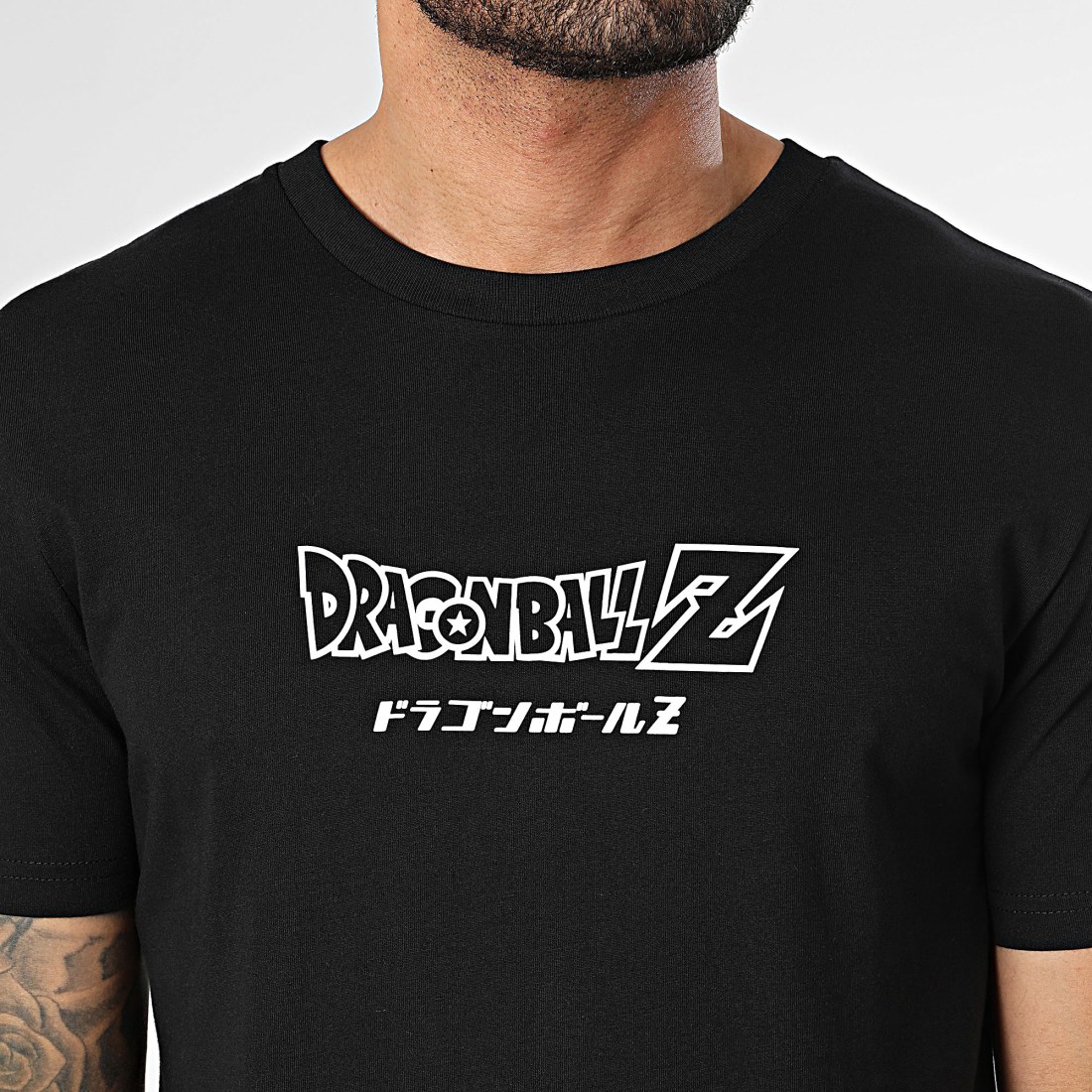 Dragon Ball Z - Tee Shirt Back Gohan Drip Noir - LaBoutiqueOfficielle.com