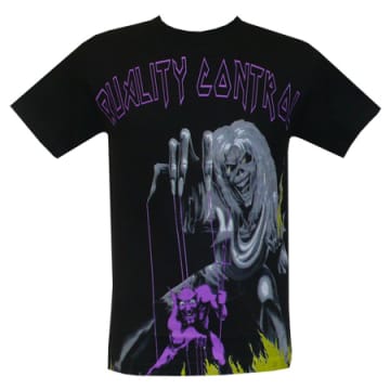 Quality Control - Tee Shirt Quality Control Noir Skull ...