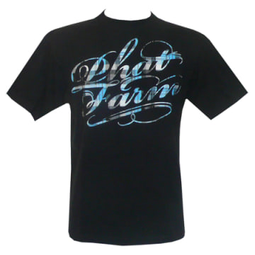 Phat Farm - Tee Shirt Phat Farm Logo Classic Noir ...