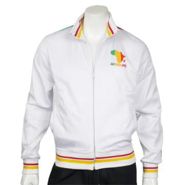 Africa FC - Veste Zippée Africa FC Blanc Rasta - LaBoutiqueOfficielle.com