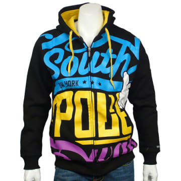 South Pole - Sweat Zippe Capuche South Pole 1561 Noir ...