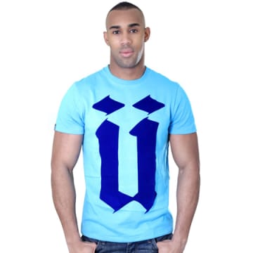 Unkut - Tee shirt Unkut Mafia Osaka Bleu Turquoise Typo Bleu Roi ...