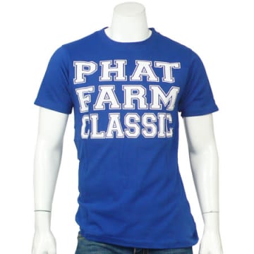 Phat Farm - Tee Shirt Phat Farm TS013 Bleu Roi - LaBoutiqueOfficielle.com