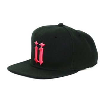 Unkut - Casquette Unkut Basic Noir Typo Rose Fluo ...