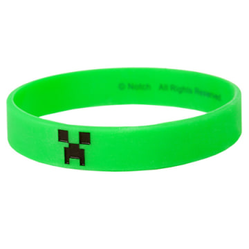 Minecraft - Bracelet Silicone Minecraft Creeper Vert - Ryses
