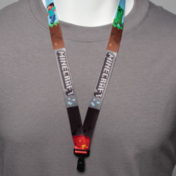Minecraft - Lanyard Minecraft Multicolor - LaBoutiqueOfficielle.com