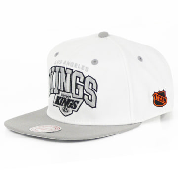 Mitchell and Ness - Casquette Mitchell And Ness Los Angeles Kings Blanc ...