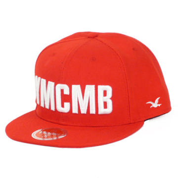 YMCMB - Casquette Snapback YMCMB Rouge Brodee Blanc ...