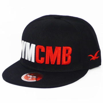 YMCMB - Casquette YMCMB Noir Brodee Blanc Rouge - LaBoutiqueOfficielle.com