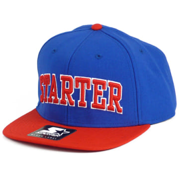 Starter - Casquette Snapback Starter College Arch Bleu Roi Rouge ...