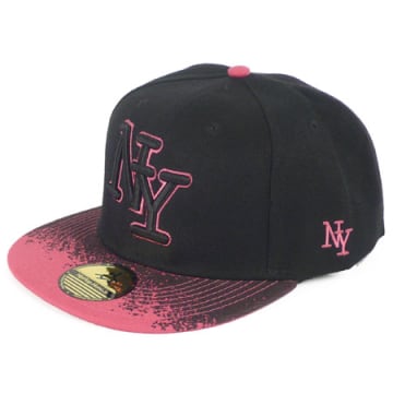 Bling Bling - Casquette Snapback Bicolore Bling NY Noir Degrade Rose ...