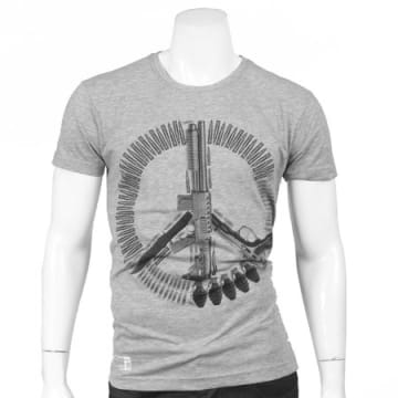 Two Angle - Tee Shirt Two Angle Swar Gris Chine - LaBoutiqueOfficielle.com