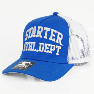 Starter - Casquette Snapback Starter Trucker Athl. Dept. Bleu Roi Blanc ...