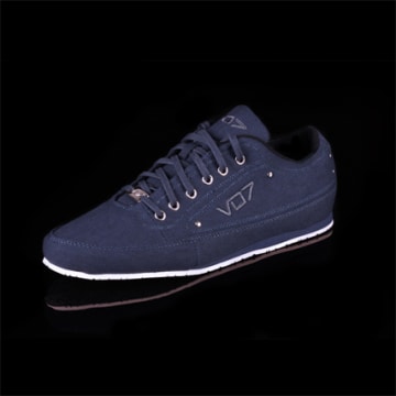 VO7 - Baskets V07 Yacht Tissu Bleu Marine - LaBoutiqueOfficielle.com