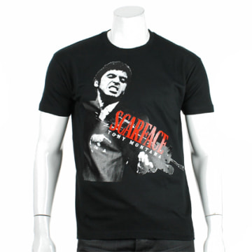 Scarface - Tee Shirt Scarface M16 Noir - LaBoutiqueOfficielle.com