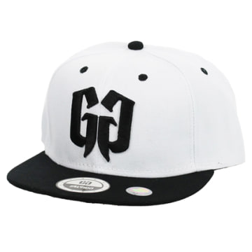 Swagg - Casquette Snapback Swagg Big Logo Blanche Logo Noir Visiere ...