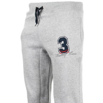 Beverly - Pantalon Jogging Beverly Beverly Team Gris Chiné Lacet Marine ...