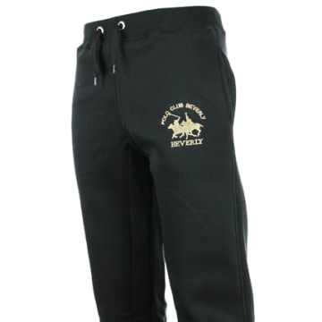 Beverly - Pantalon Jogging Beverly Noir logo Or - LaBoutiqueOfficielle.com