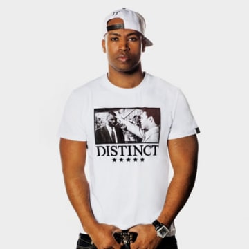 Distinct - Tee Shirt Distinct By Rohff Denzel Blanc ...