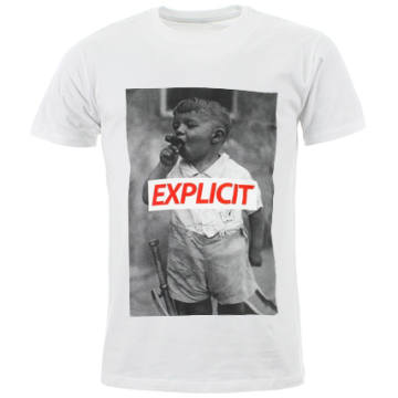 Explicit Couture - Tee Shirt Explicit Couture Churchill Blanc ...