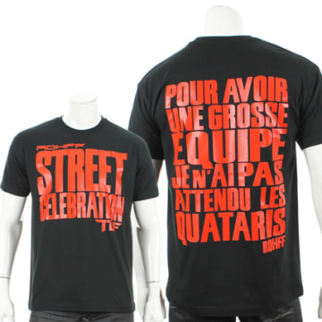 Rohff - Tee Shirt TLF Feat Rohff Qatari Noir Rouge ...